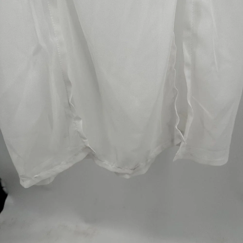 Unbranded | Swim | White Sheer Maxi Skirt Swim Cover Up High Slit ...